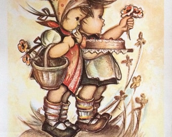 Vintage hummel print | Etsy