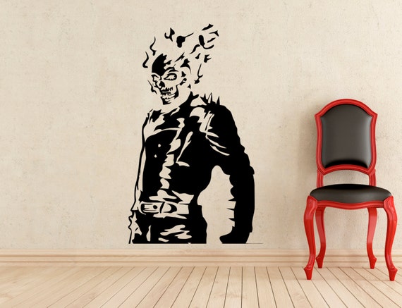 Ghost Rider Stickers Wall Vinyl Decals Home Interior Murals