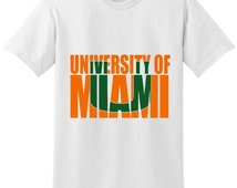 University of Miami Shirt, University of Miami Onesie, University of ...