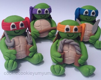 Ninja turtle fondant | Etsy
