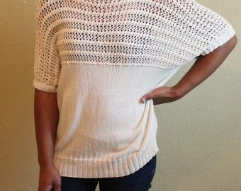 Open weave sweater | Etsy