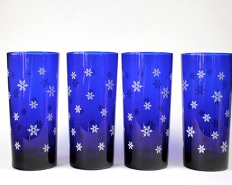 Unique snowflake glassware related items | Etsy