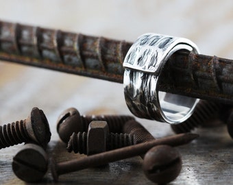 Adjustable mens ring | Etsy