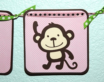 Polka dot monkey | Etsy