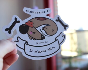 Dachshund sticker | Etsy