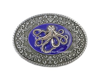 Octopus belt buckle | Etsy