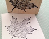 Items similar to Maple Leaf Rubber Stamp 2966 on Etsy