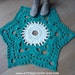 Crochet pattern STAR RUG by ATERGcrochet XL crochet