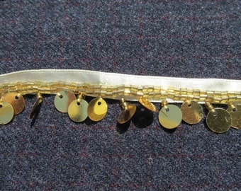 Gold coin trim | Etsy