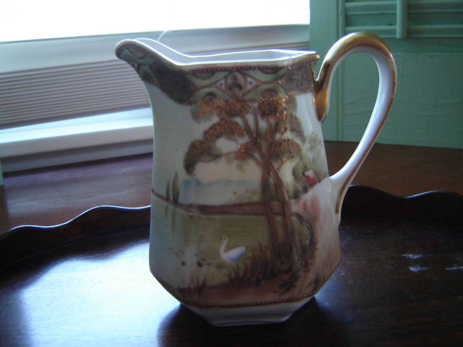 Vintage Nippon pitcher TN mark antique cream pitcher collectible Nippon ...