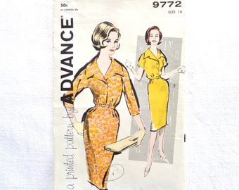 Items similar to 1940s Advance Pattern no. 4771 2pc Suit on Etsy