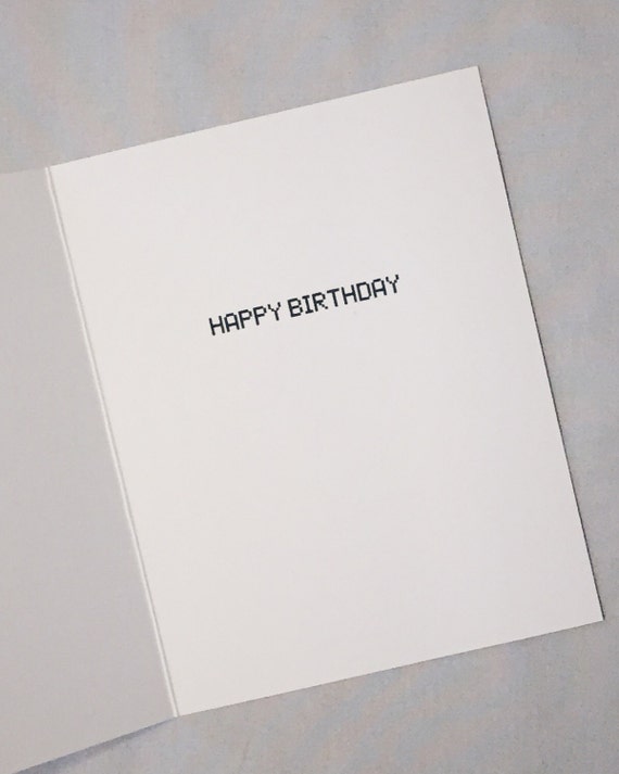 Binary Birthday Card / Binary Code / Happy by theBirdandtheBeard
