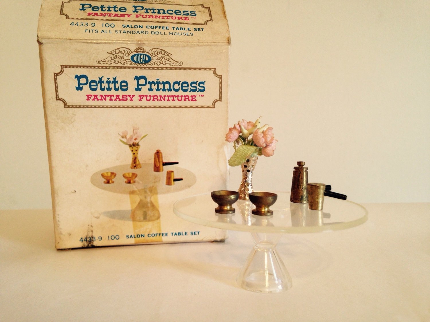 DOLLHOUSE Vintage Ideal Petite Princess Fantasy Furniture MCM Tulip ...