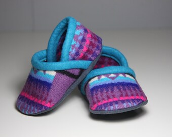 Baby Moccasins Made From Pendleton Wool Baby Shoes Baby