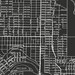 Calgary Map Print : Black and White Calgary by FirstClassDesignCo