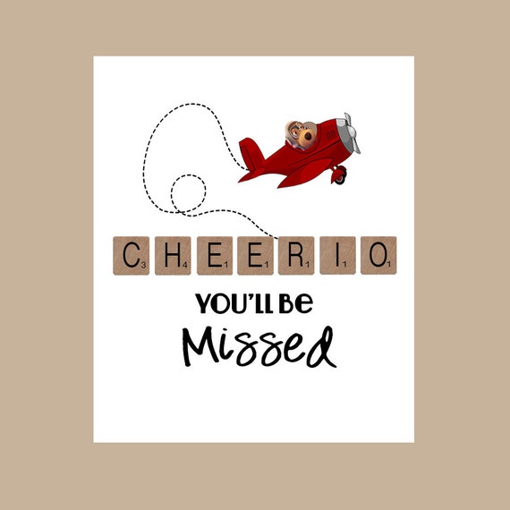 Items similar to Goodbye Card, Goodbye from all of us, Farewell Card ...