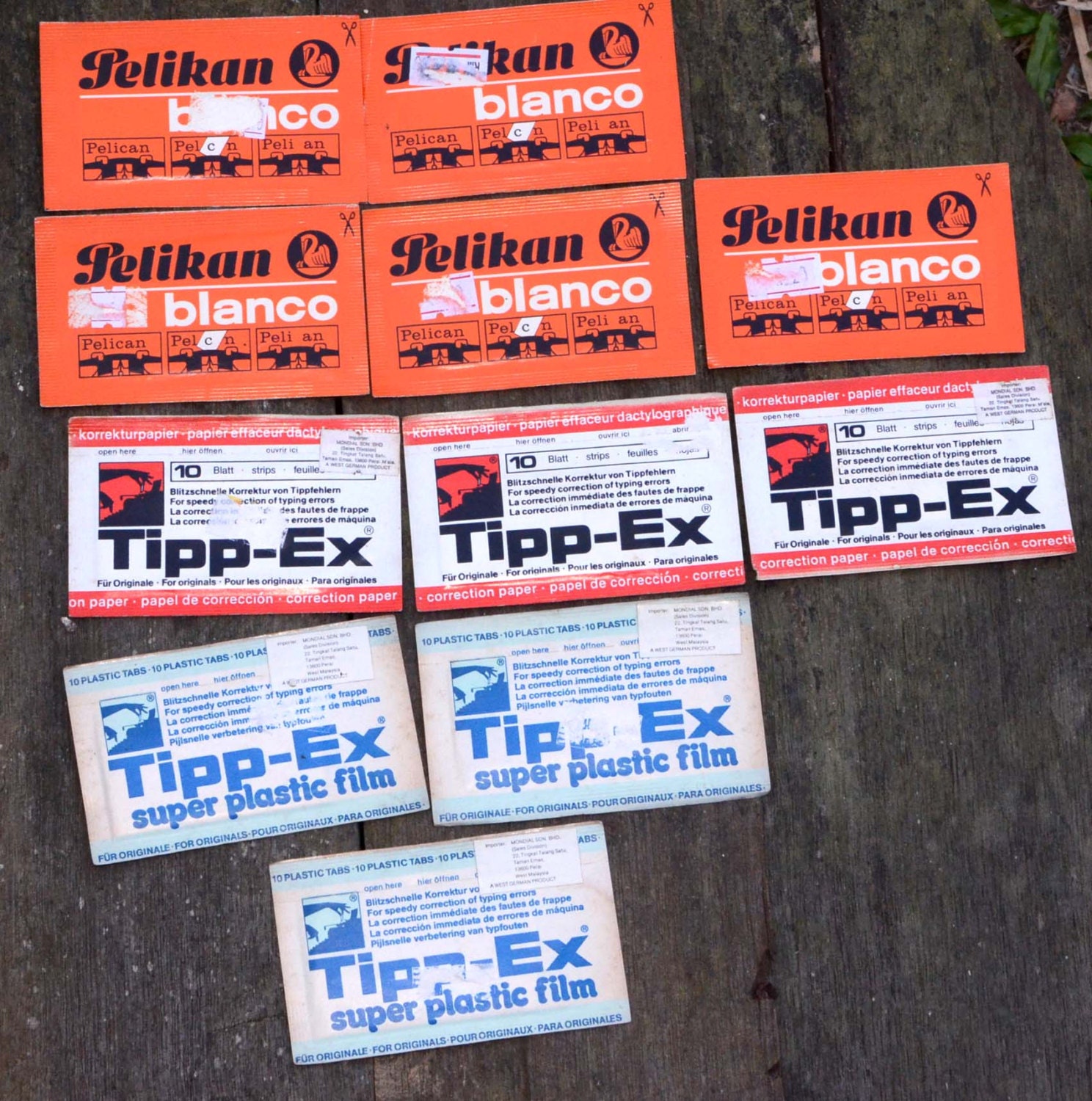 Vintage Typewriter Tipp-Ex Paper Correction Strips Tipp Ex