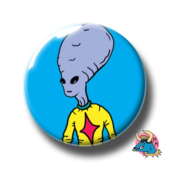 Alien Badge. Space Badge. Pin Badge. Badge. Badges. Gift For