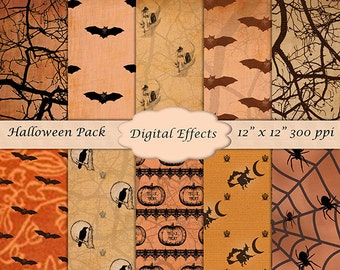 VINTAGE Floral Digital Paper 12x12 Scrapbook by DigitalEffects