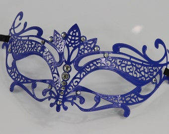 Royal blue mask | Etsy