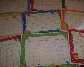 Classroom calendar | Etsy