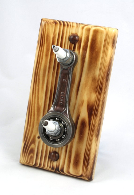 Connecting Rod & Spark Plug Coat Rack / Hanger