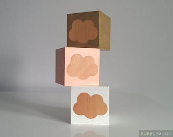 Pink baby blocks | Etsy