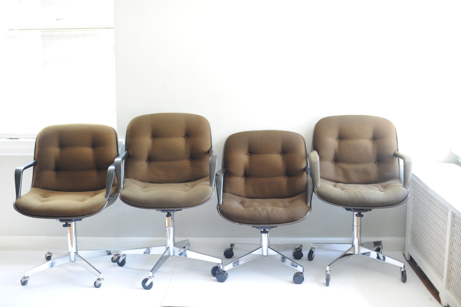 4 set of MCM steelcase office chairs – Haute Juice
