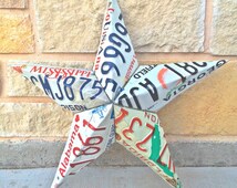 Popular items for license plate star on Etsy