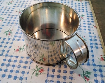 Vintage tin cup | Etsy