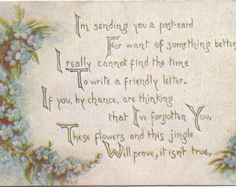 Forget me not poem | Etsy