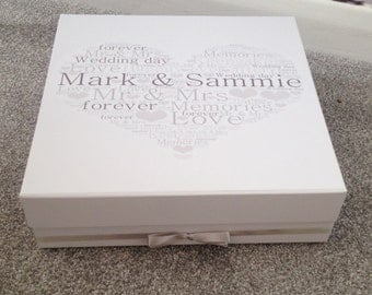 Wedding memory box | Etsy
