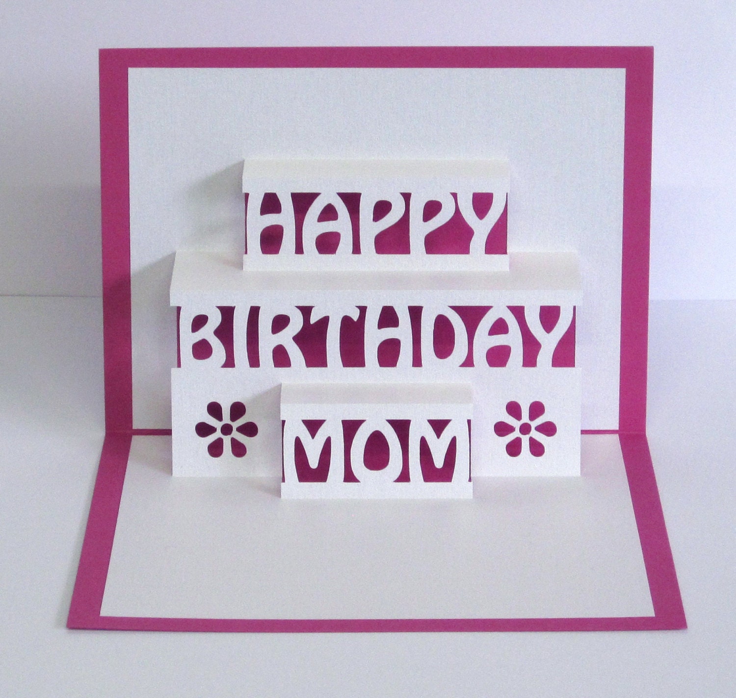 Mom Birthday Card 3D Pop Up Happy Birthday Mom Card Mom Birthday Card 3D Pop Up Happy Birthday Mom Card