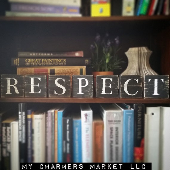Respect Sign Respect Respect Tile Letters Respect Wall