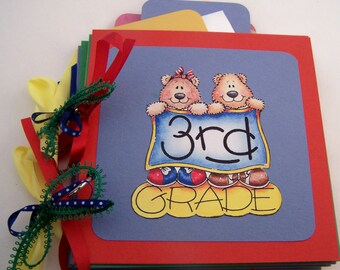 Items similar to Scrapbook Abum-School Memory Book-Choose your own ...