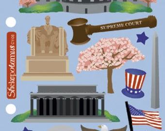 Washington sticker | Etsy