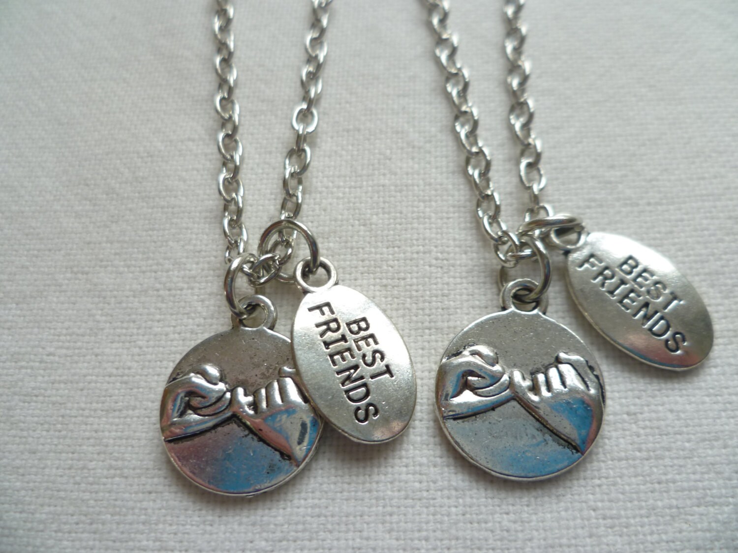 Pinky promise necklace setbest friends necklacespinky