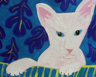 Matisse cat art | Etsy