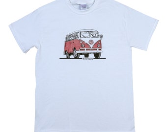 Vw bus tshirt | Etsy