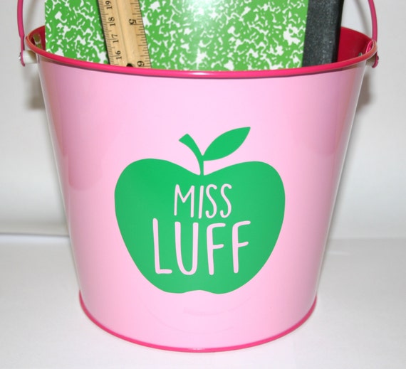 Items similar to Teacher Bucket on Etsy