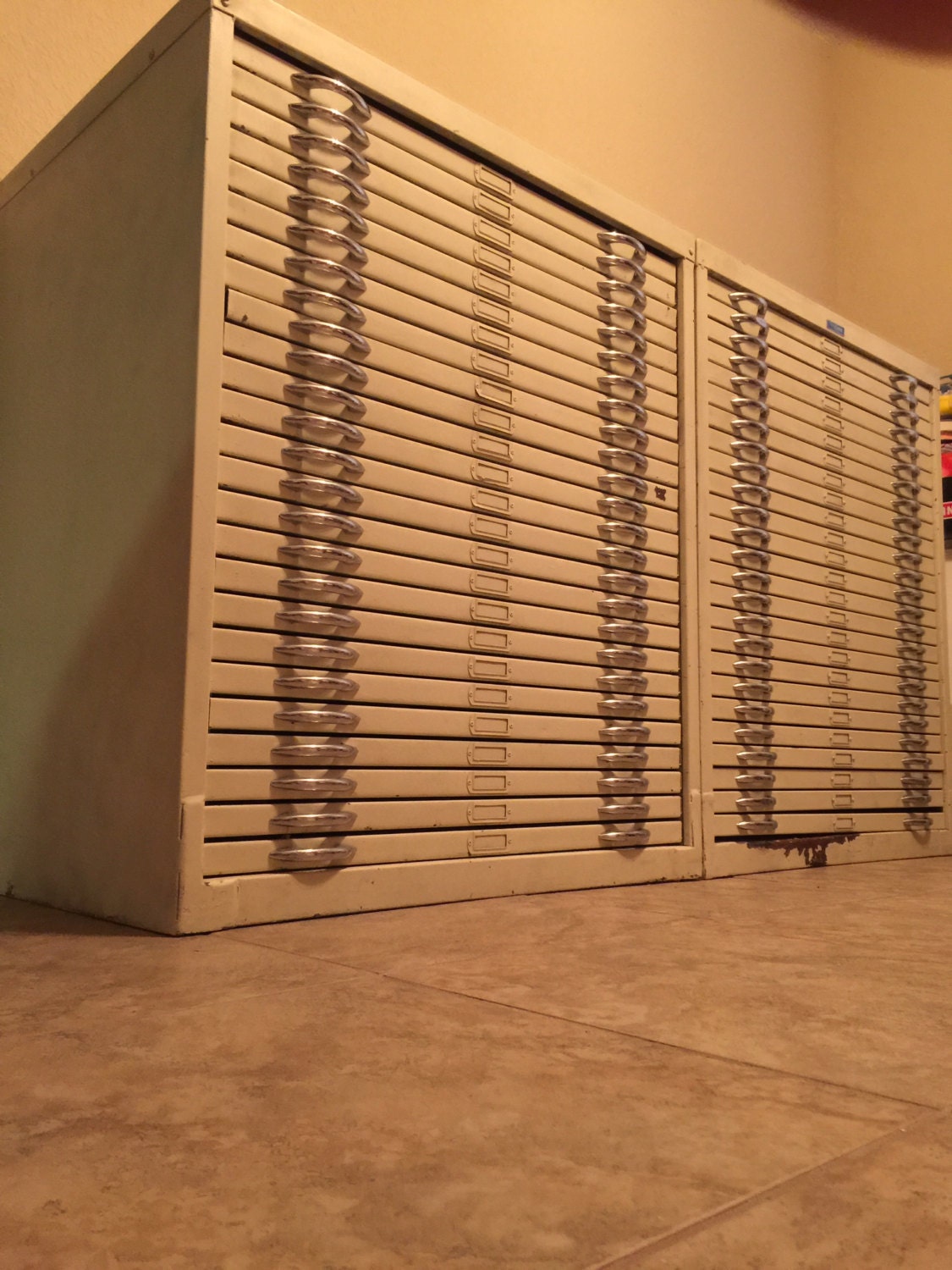 Flat File-Map Cabinet-Graphic Arts Furniture By Foster 2 – 25 drawer ...