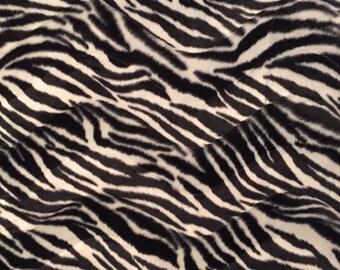 Items similar to Zebra print furry ribbon 3 yards on Etsy