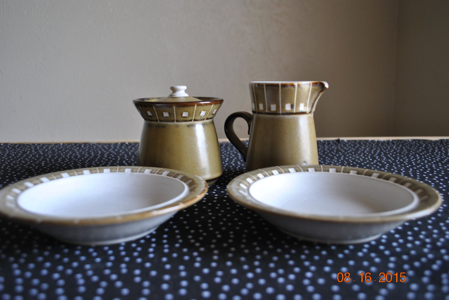 Kasuga Vintage Japanese Stoneware 4 piece set – Haute Juice