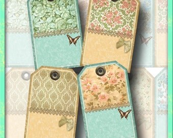 ViNTAGE Antique Maps Hang/Gift Tags