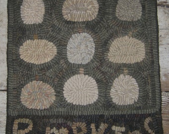 Primitive Rug Hooking Pattern-Americana Beehive