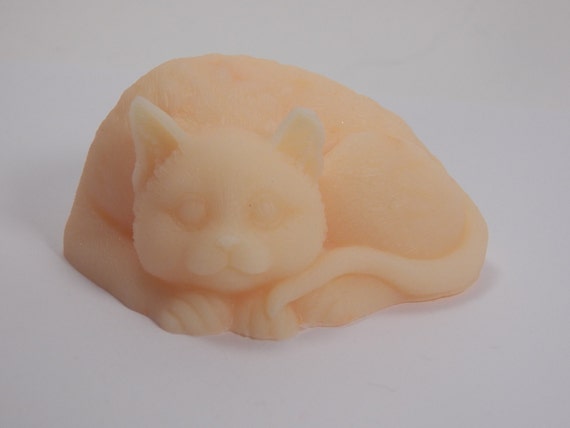 pretty kitty soap/ glycerin soap/ handmade soap/ decorative