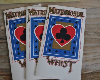Whist score cards | Etsy