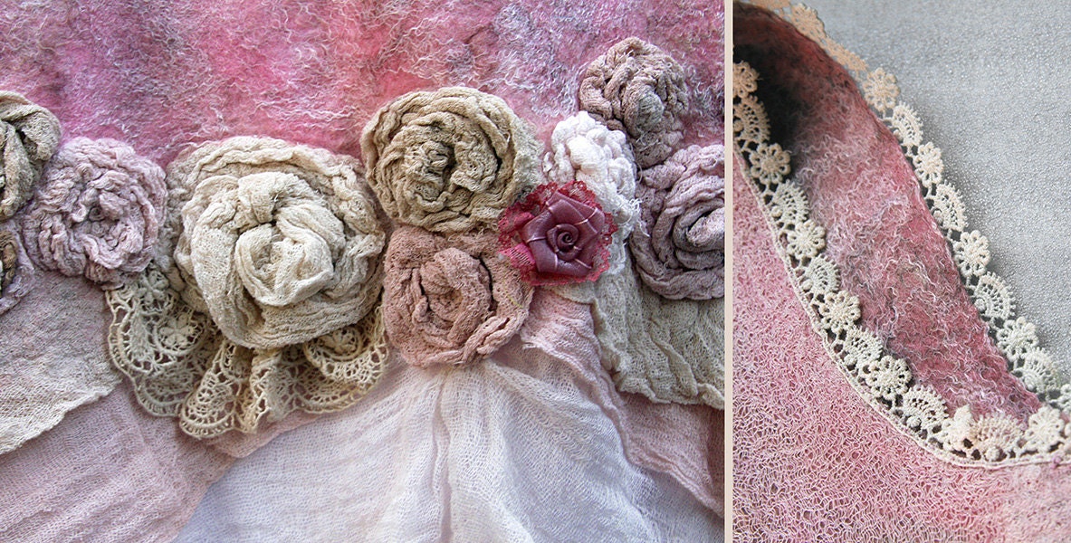 Nuno felting TUTORIAL easy feltmaking instructions felted