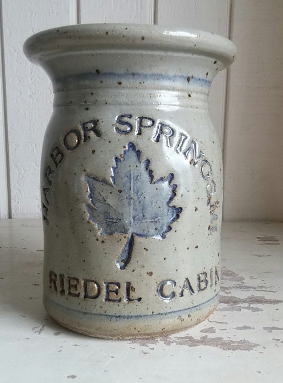 Personalized Stoneware Marriage Crock Fall by zotterthepotter