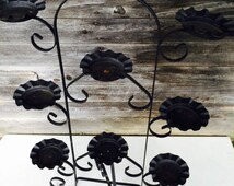 Vintage Metal Planter Metal Flower Pot Stand Tiered Plant Stand